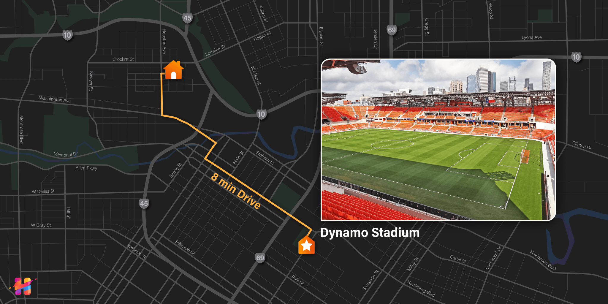 Dynamo Stadium - Houston Art District Rental